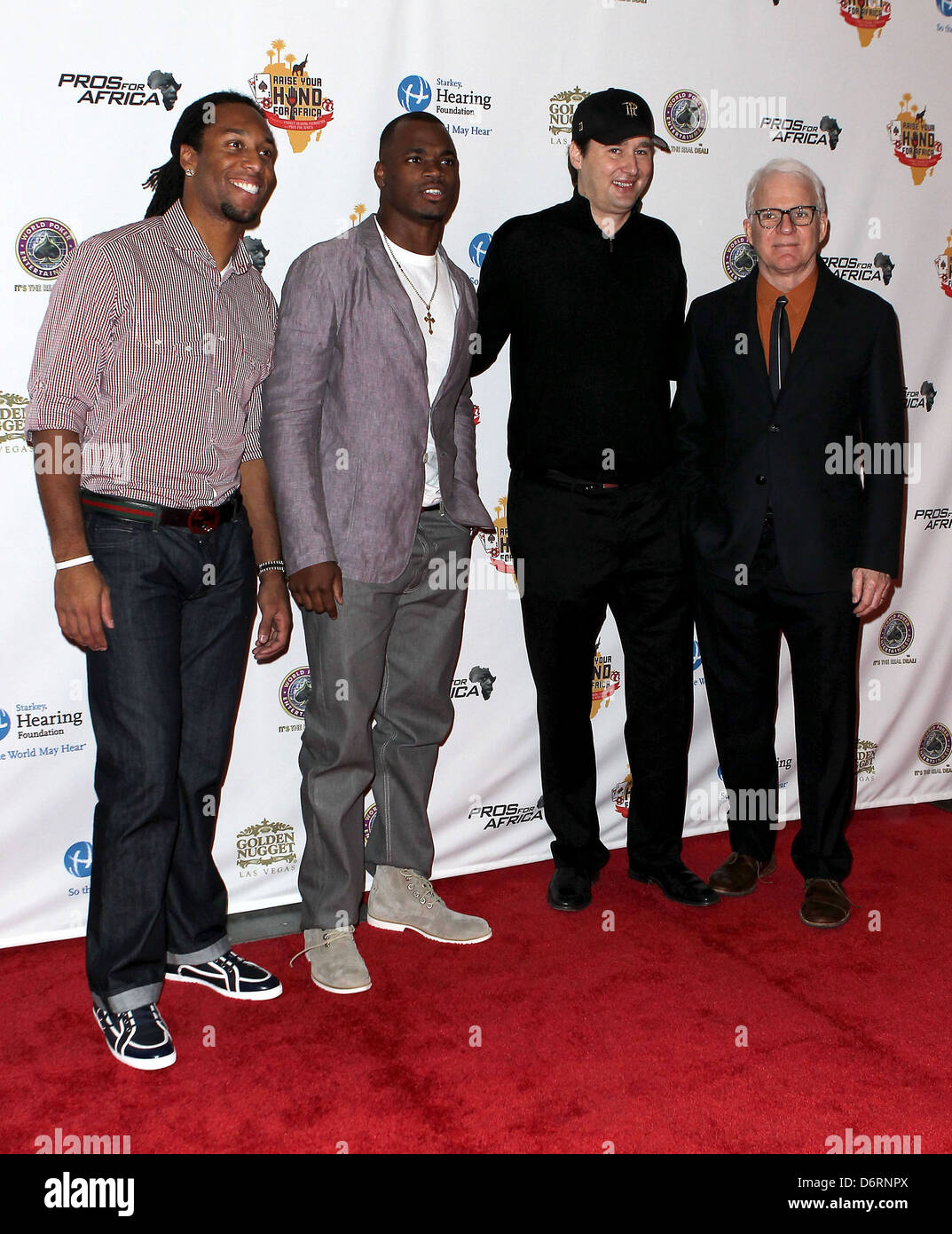 Larry Fitzgerald Jr, Adrian Peterson, Phil Hellmuth Jr, Steve Martin ...