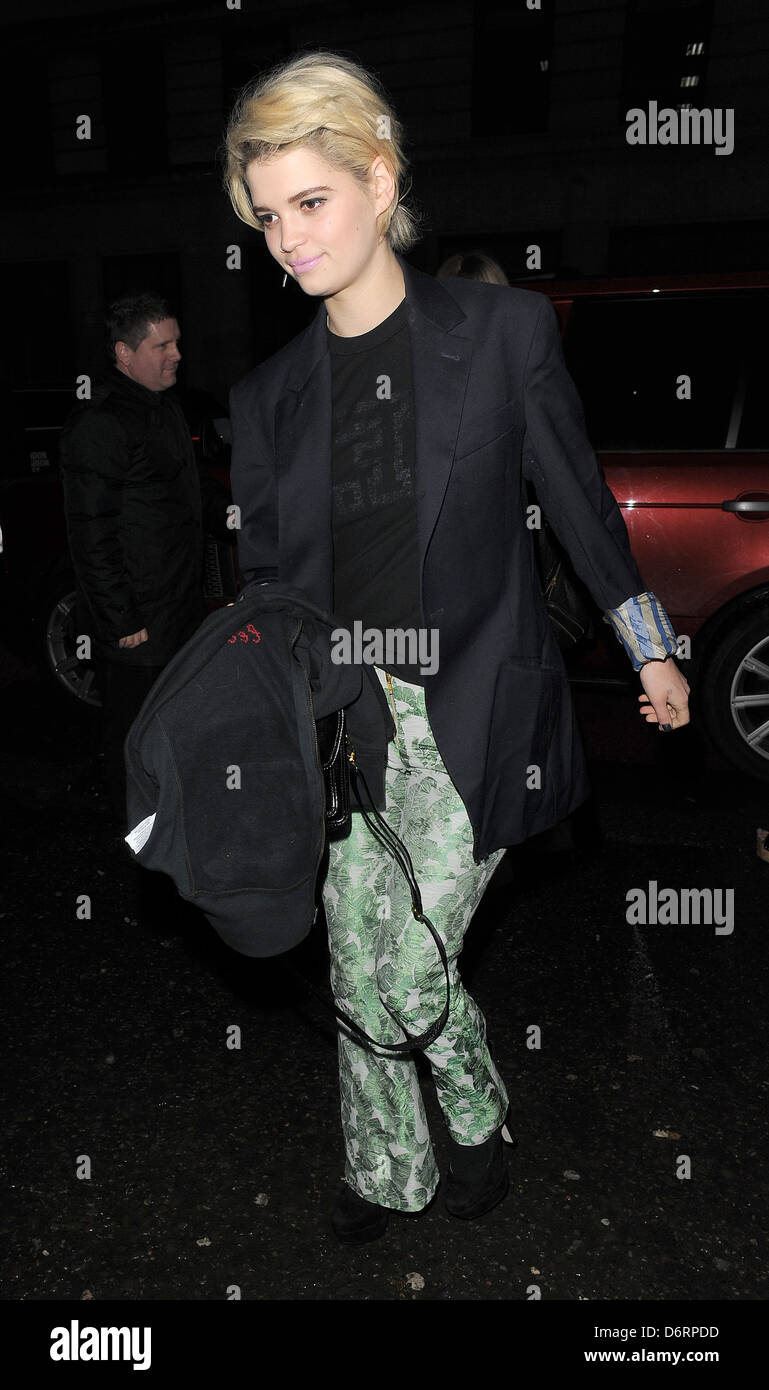 Pixie Geldof London Fashion Week A/W 2011: House of Holland, held at ...