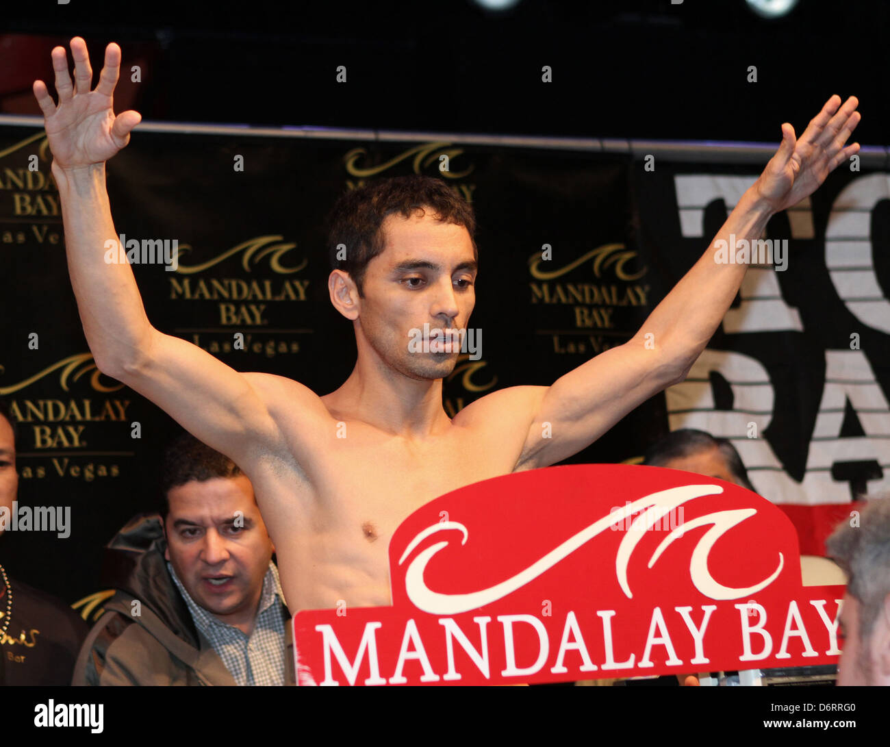 Fernando Montiel Top Rank Promotions hold the official weigh-in for the ...