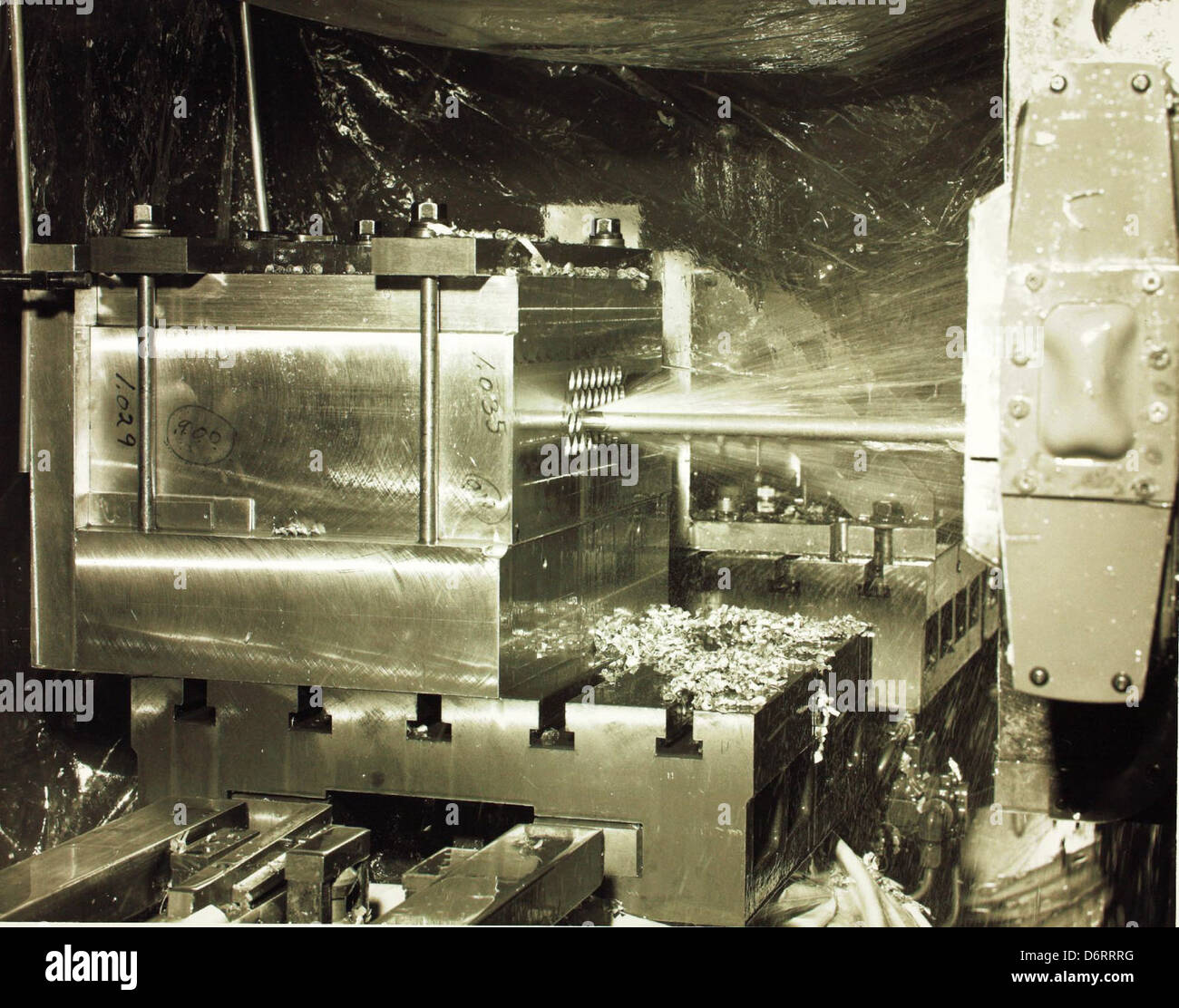 The Convair/General Dynamics plant produced NC gun drilling collimator ...