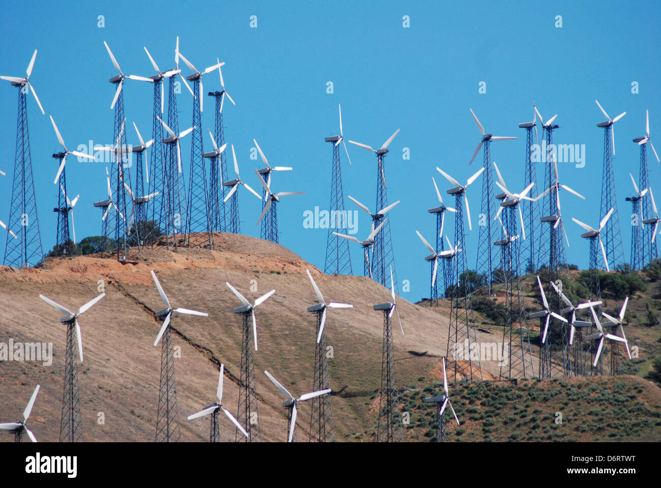 California, Mojave, Wind Turbines Stock Photo - Alamy