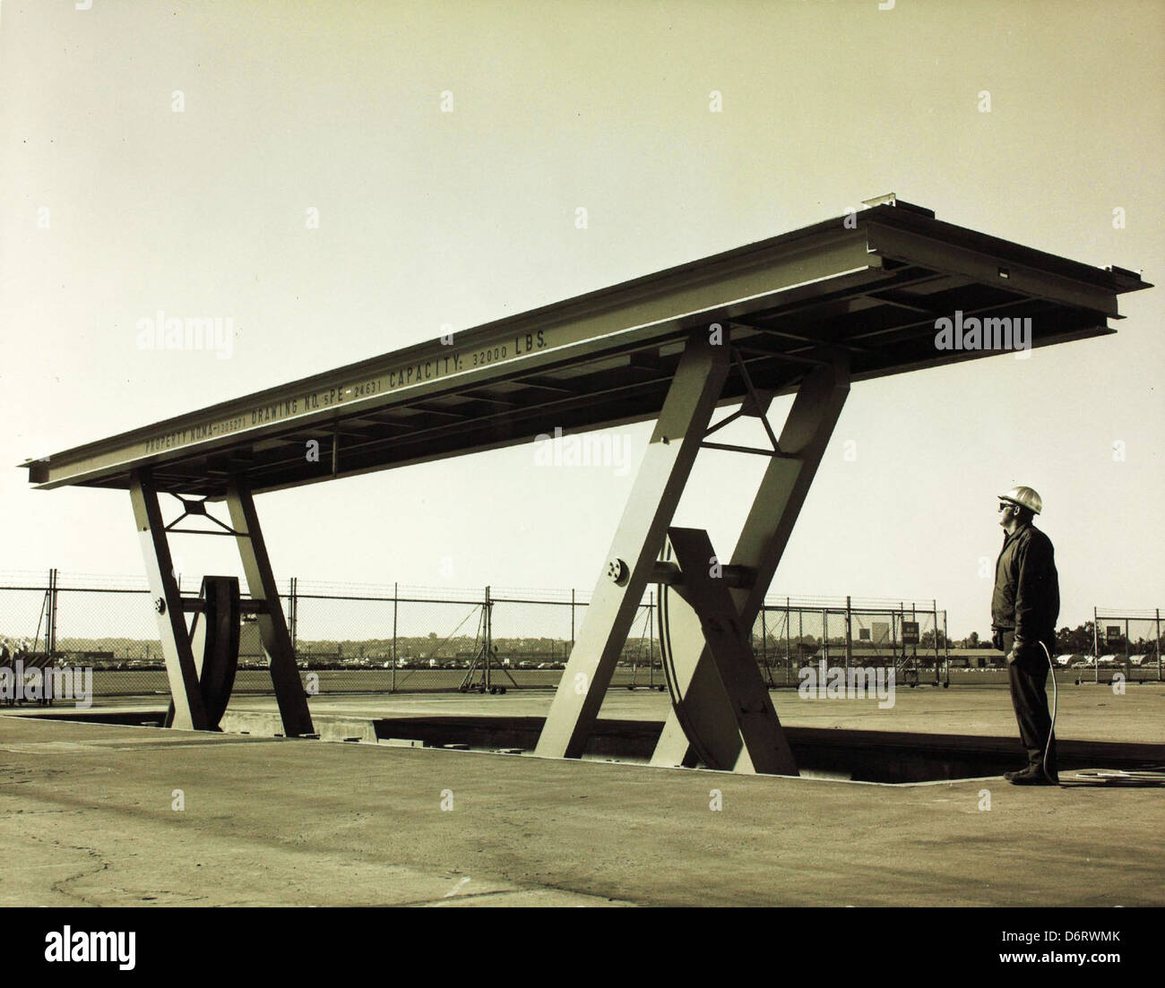This photo displays the DC-10 fuselage assembly at Convair/General ...
