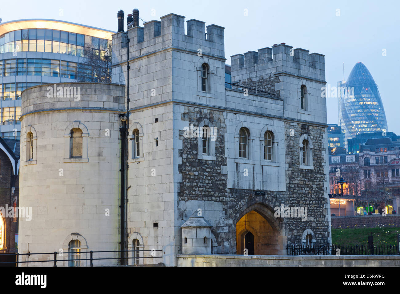 UK, London, Tower of London, The Middle Tower Stock Photo - Alamy