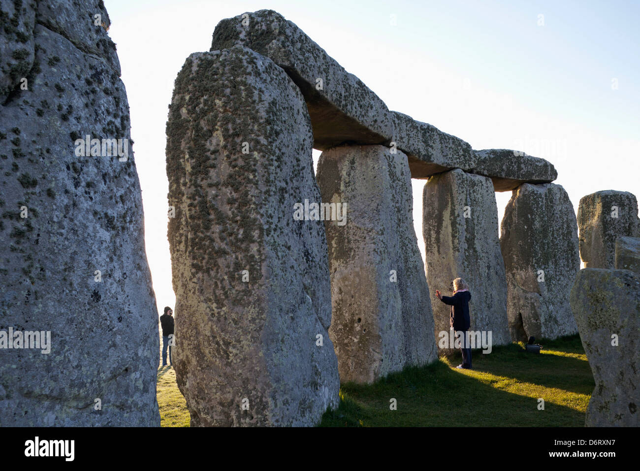 UK, England, Wiltshire, Stonehenge with tourists Stock Photo - Alamy