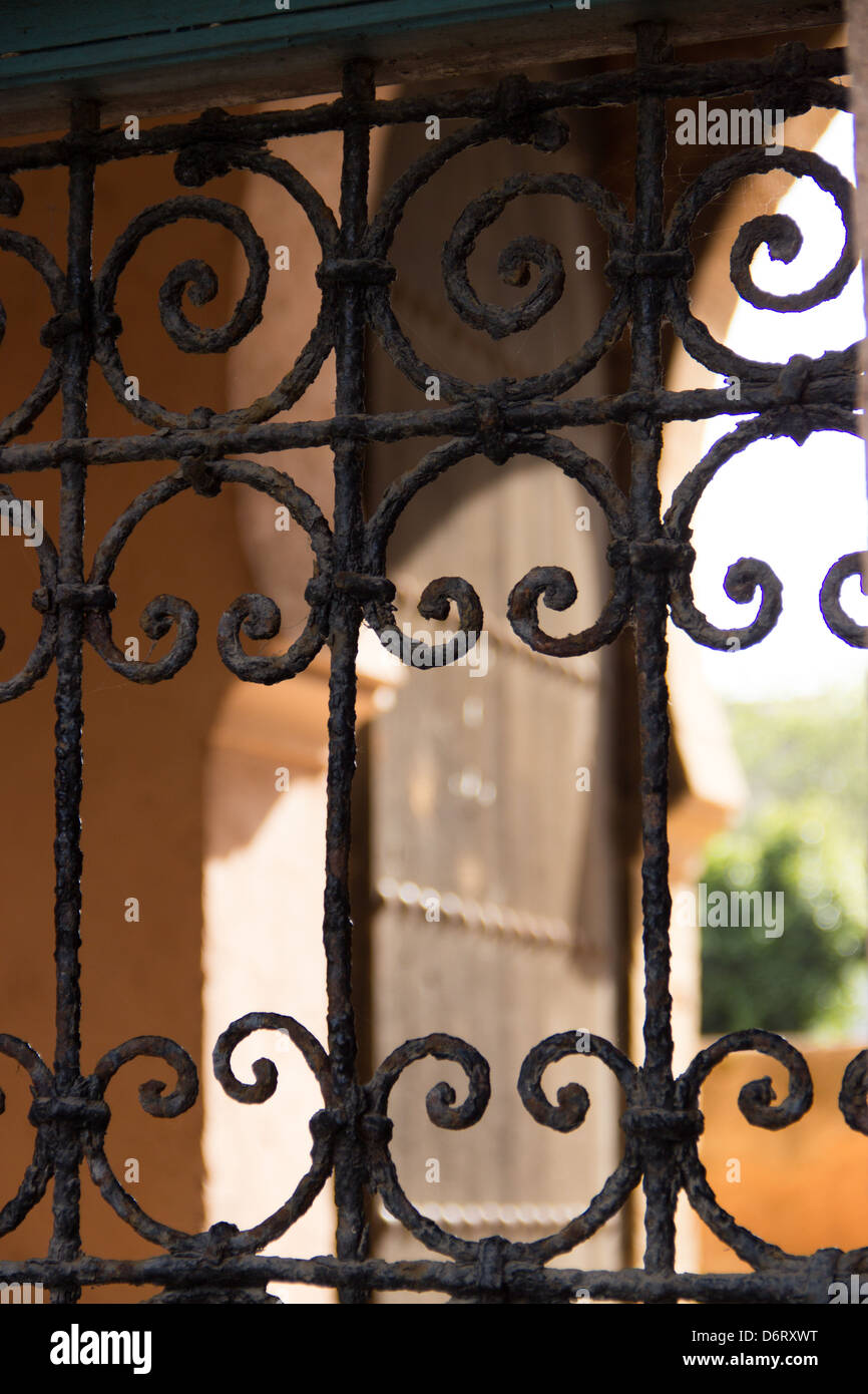metal ornament window Stock Photo - Alamy