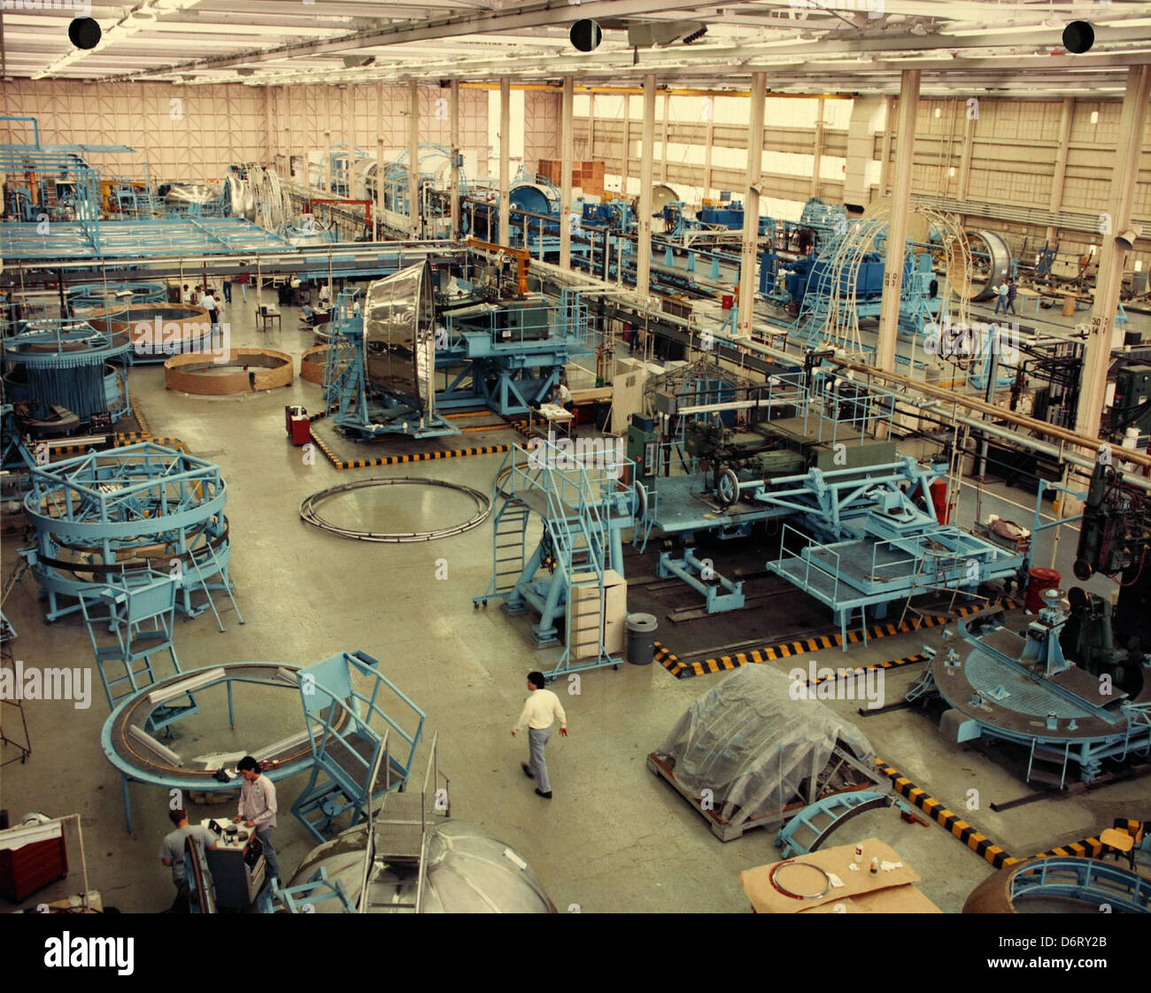 A photograph showing the Convair/General Dynamics Plant 19, where ...