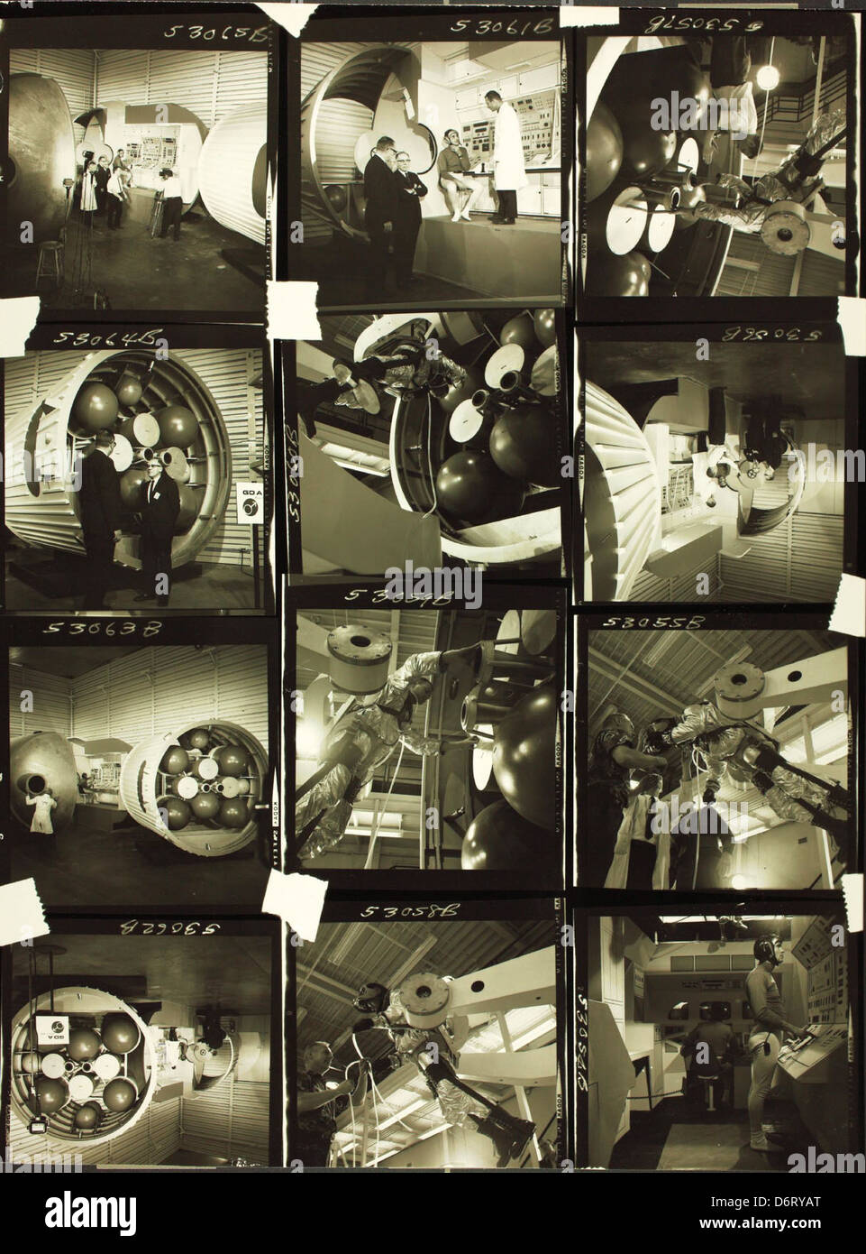 This image shows the MOL (Manned Orbital Laboratory) model designed by ...