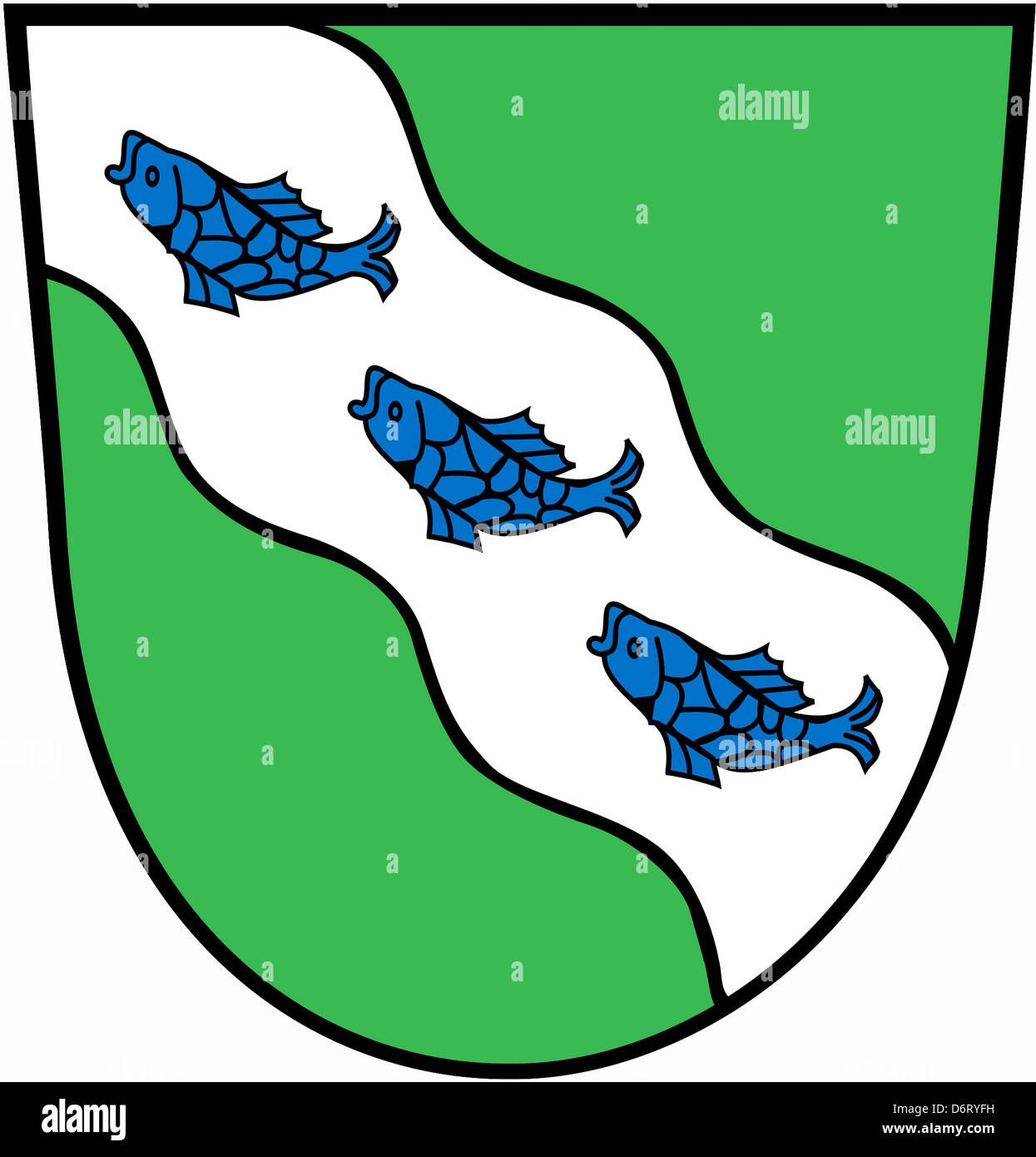 Coat of arms of the German city Ansbach in Bavaria Stock Photo - Alamy