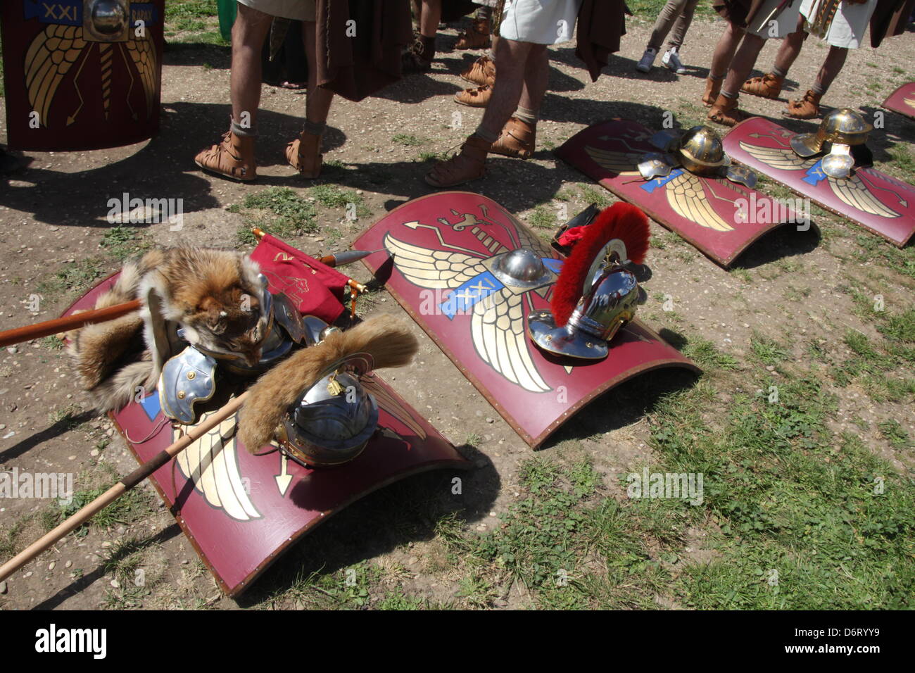 Wolf skin roman hi-res stock photography and images - Alamy