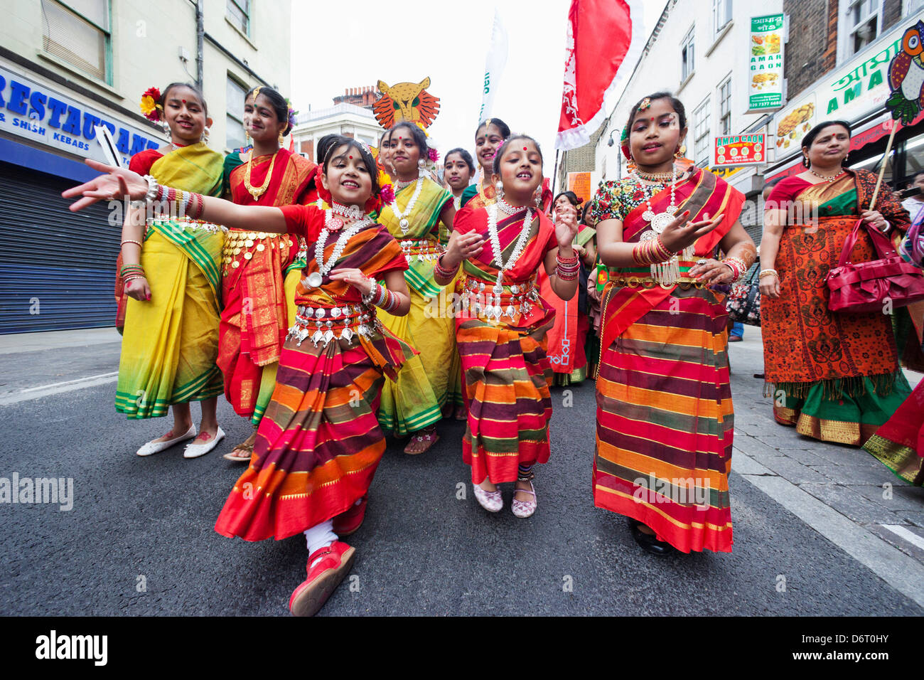 England, London, Banglatown, Bengali New Year Festival, Boishakhi Mela ...