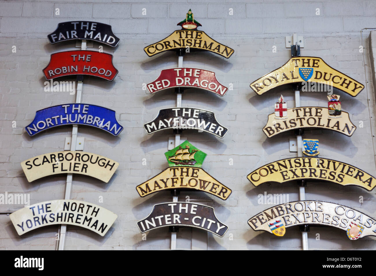 England, Yorkshire, York, The National Railway Museum, Historical Train ...