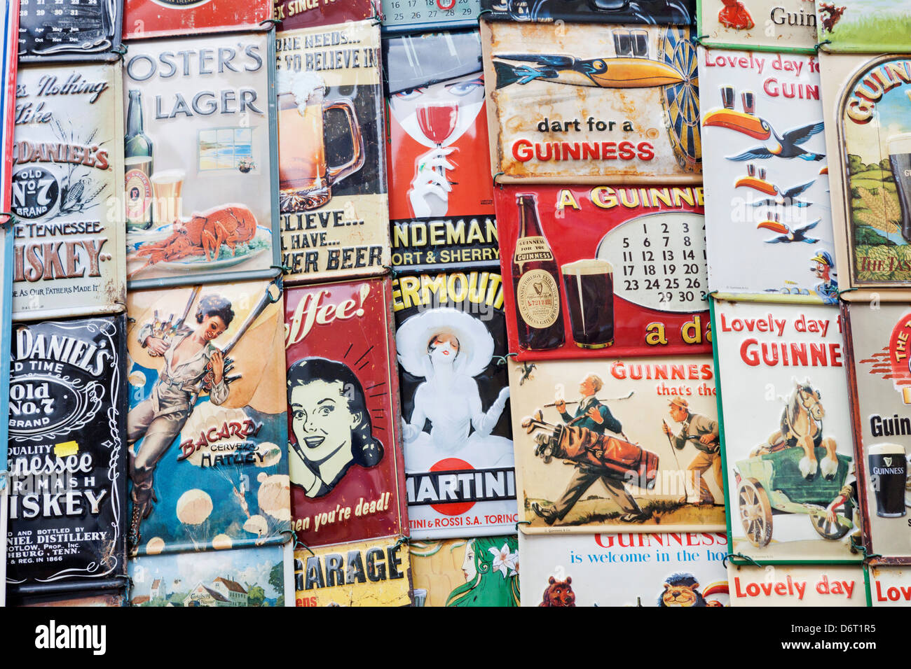 UK, London, Nottinghill, Portobello Road, Vintage Advertising Posters ...