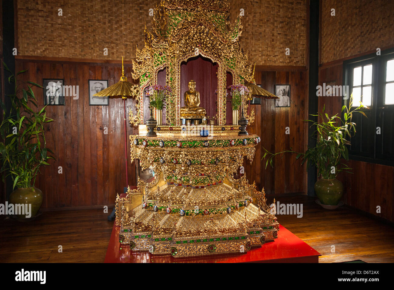 Buddhist shrine inside house hi-res stock photography and images - Alamy
