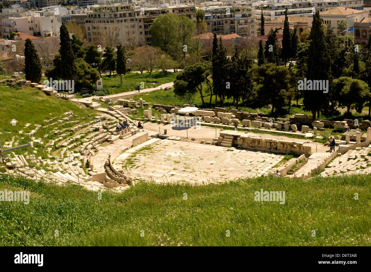 Theatre of Dionysus, Acropolis, Athens Stock Photo - Alamy