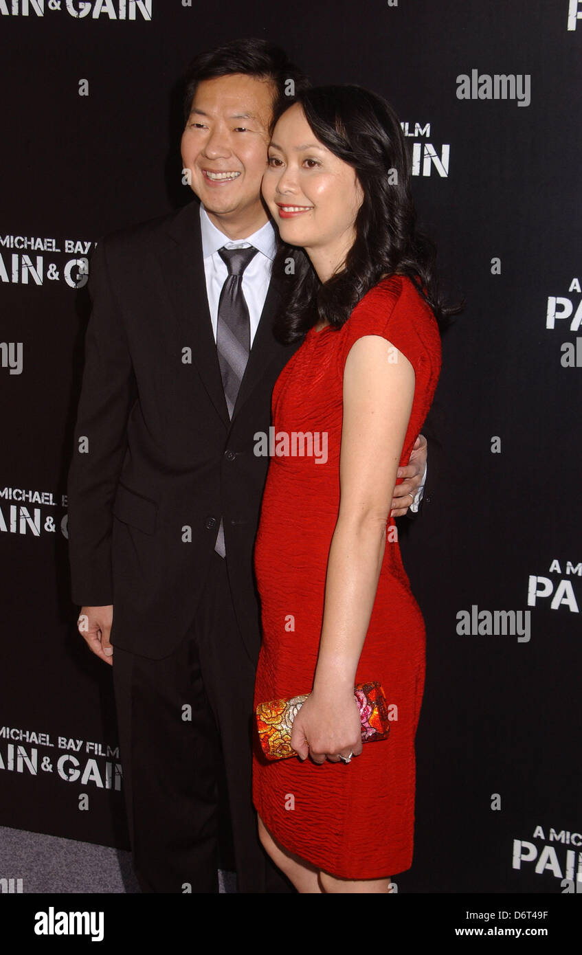 Hollywood, California, USA. 22nd April, 2013. Ken Jeong & Wife attend ...