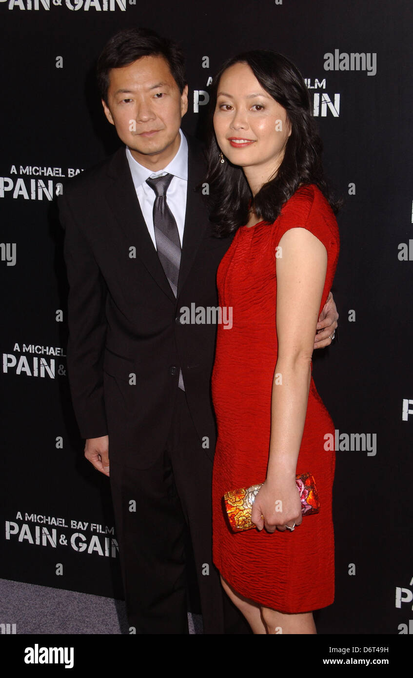 Hollywood, California, USA. 22nd April, 2013. Ken Jeong & Wife attend ...
