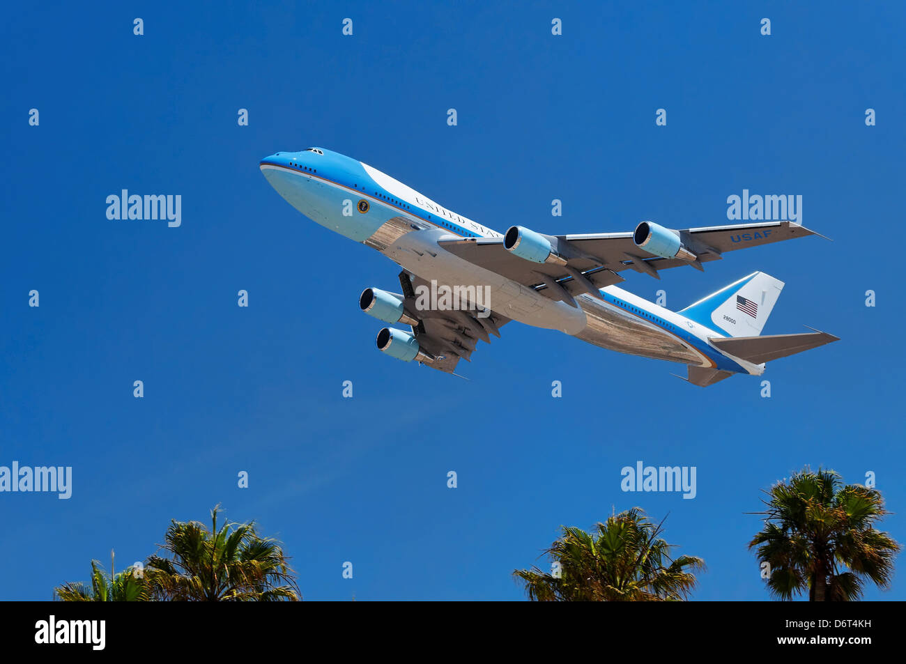 USA California Los Angeles Westchester LAX Air Force One USAF Boeing VC ...