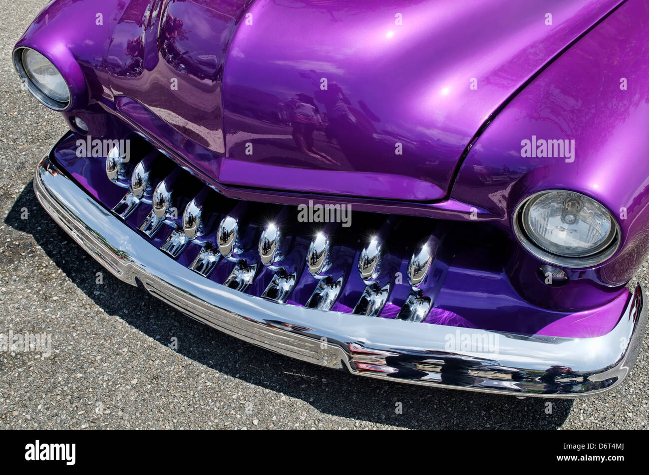 USA, California, El Segundo, El Segundo Car Show, Heavily customized ...