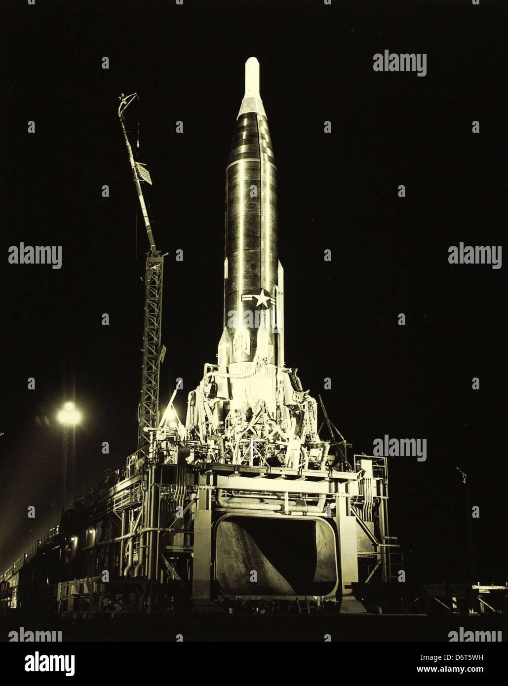 This photo captures the Atlas 4E prelaunch phase, an important ...