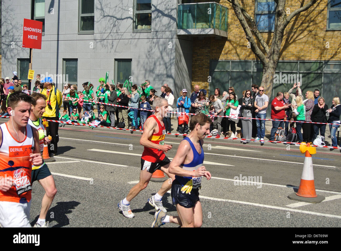 London Marathon runners Stock Photo - Alamy