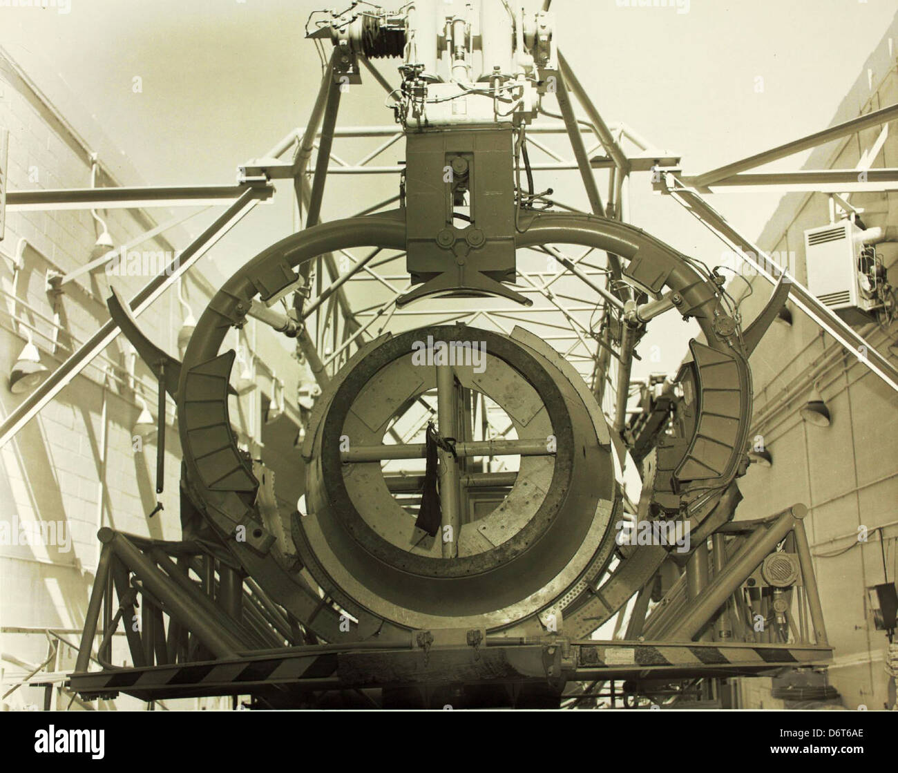 This photograph shows the Atlas transporter, part of the Atlas missile ...