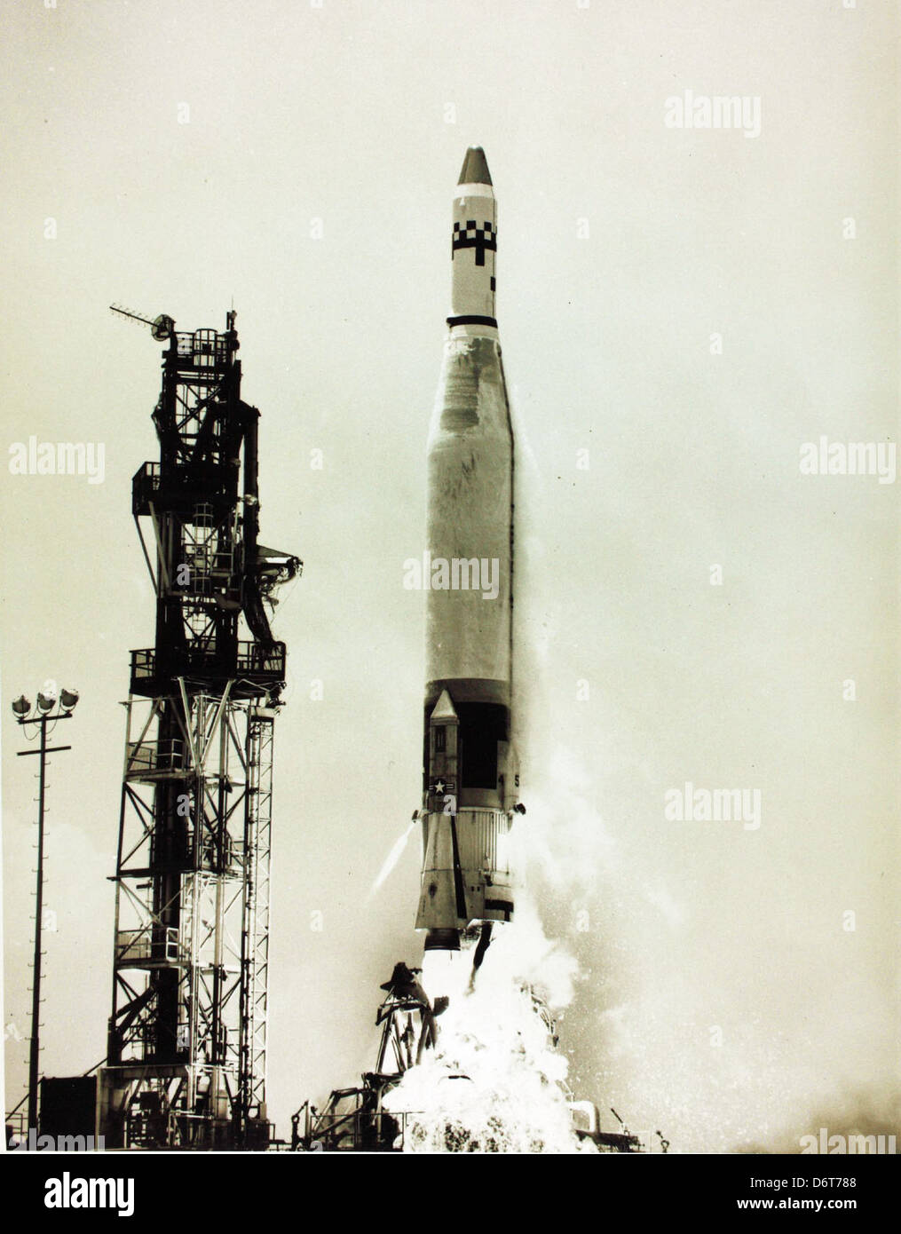 The Atlas missile system, developed by Convair/General Dynamics, was a ...