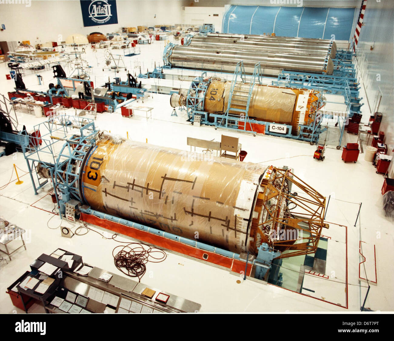 This image from the early 1990s shows Convair/General Dynamics ...