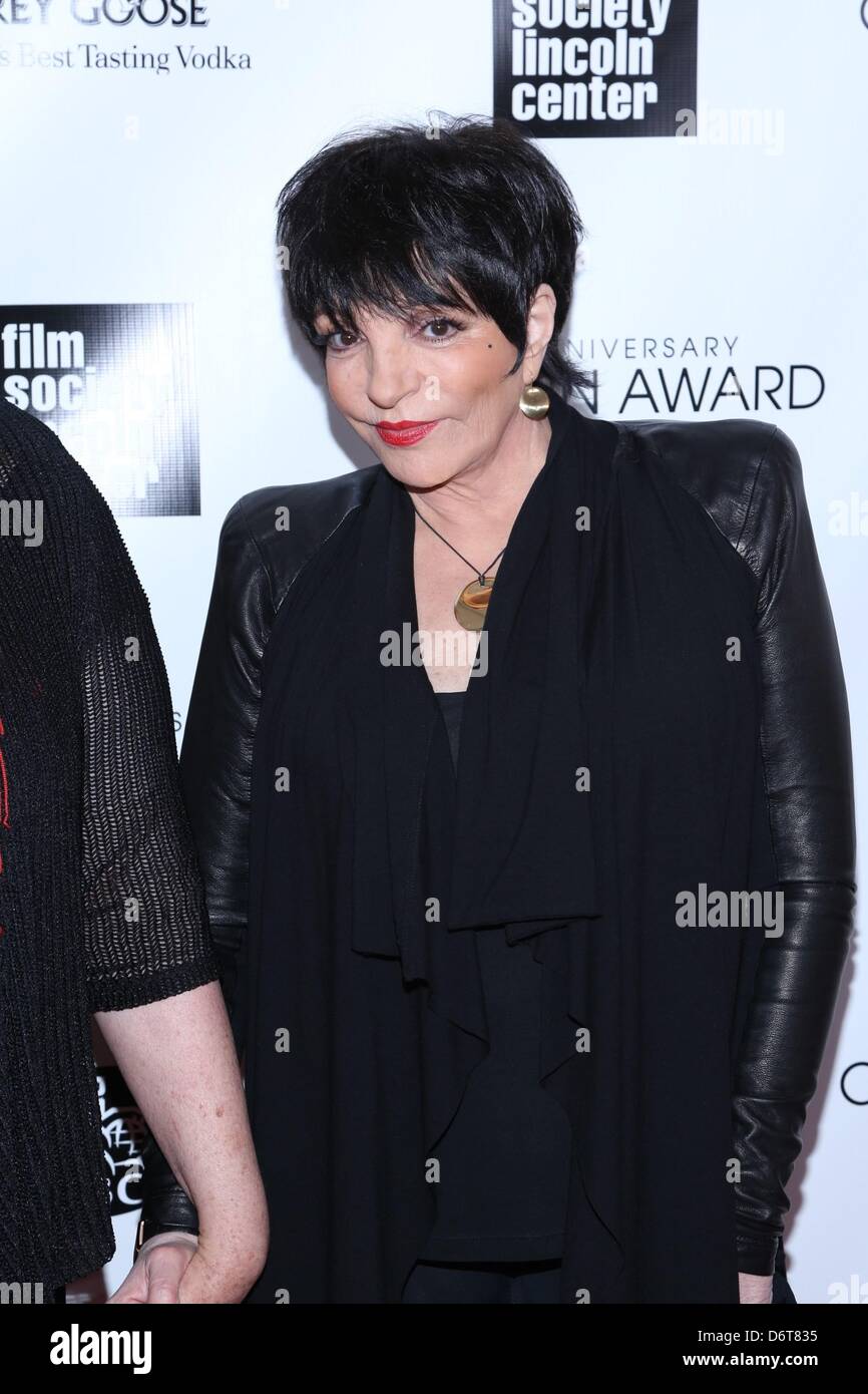 New York, USA. 22nd April, 2013. Liza Minnelli at arrivals for 40th ...