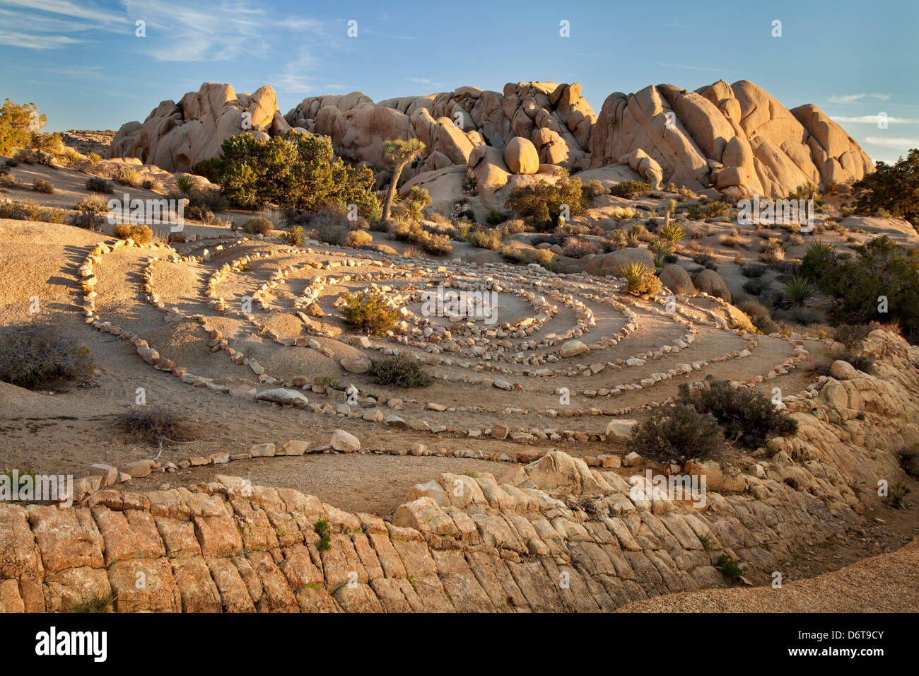 USA, California, Joshua Tree National Park, Rock Art Stock Photo - Alamy