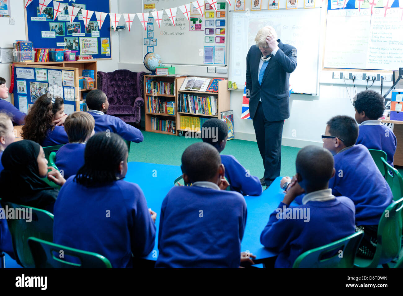 Boris johnson young at school hi-res stock photography and images - Alamy