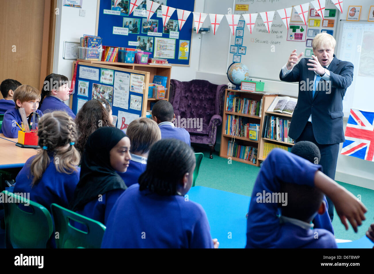 Boris johnson young at school hi-res stock photography and images - Alamy