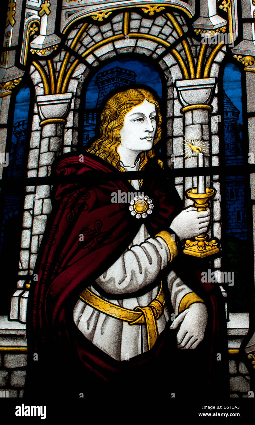 Lady Macbeth stained glass, Swan Room (Ferguson Room), RSC theatre ...