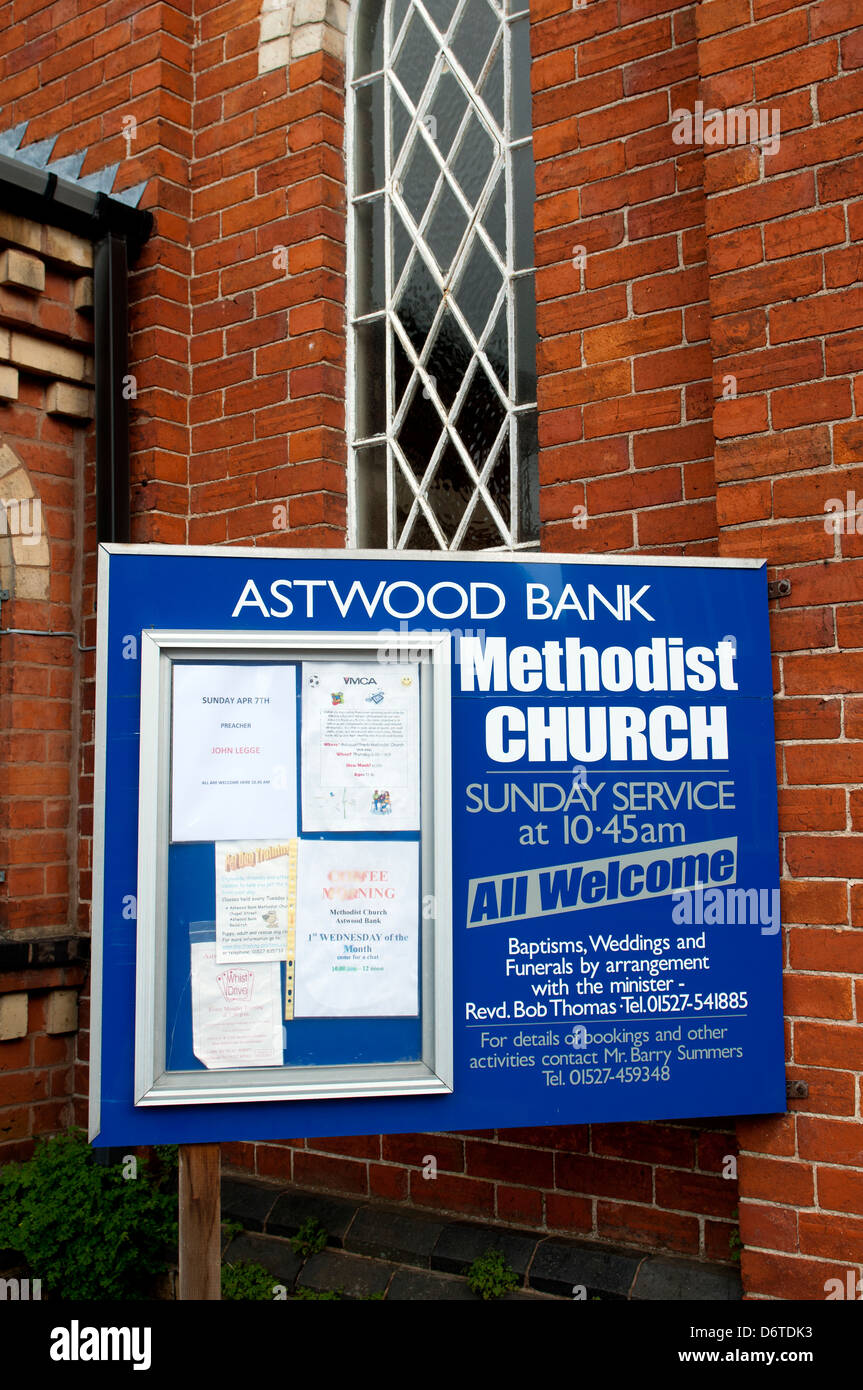 Astwood Bank Methodist Church, Worcestershire, UK Stock Photo - Alamy