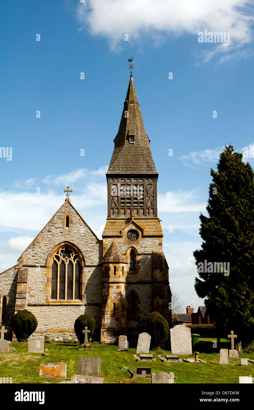 St. Andrew`s Church, Temple Grafton, Warwickshire, UK Stock Photo - Alamy