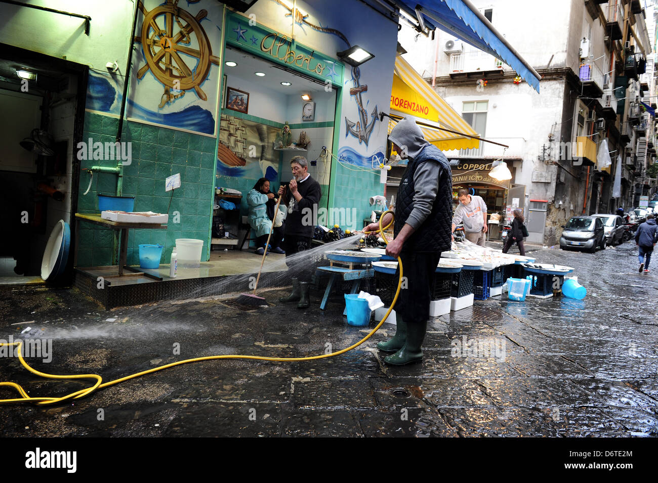 Fishmongers shop in Naples, Italy. Picture by Paul Heyes, Saturday ...