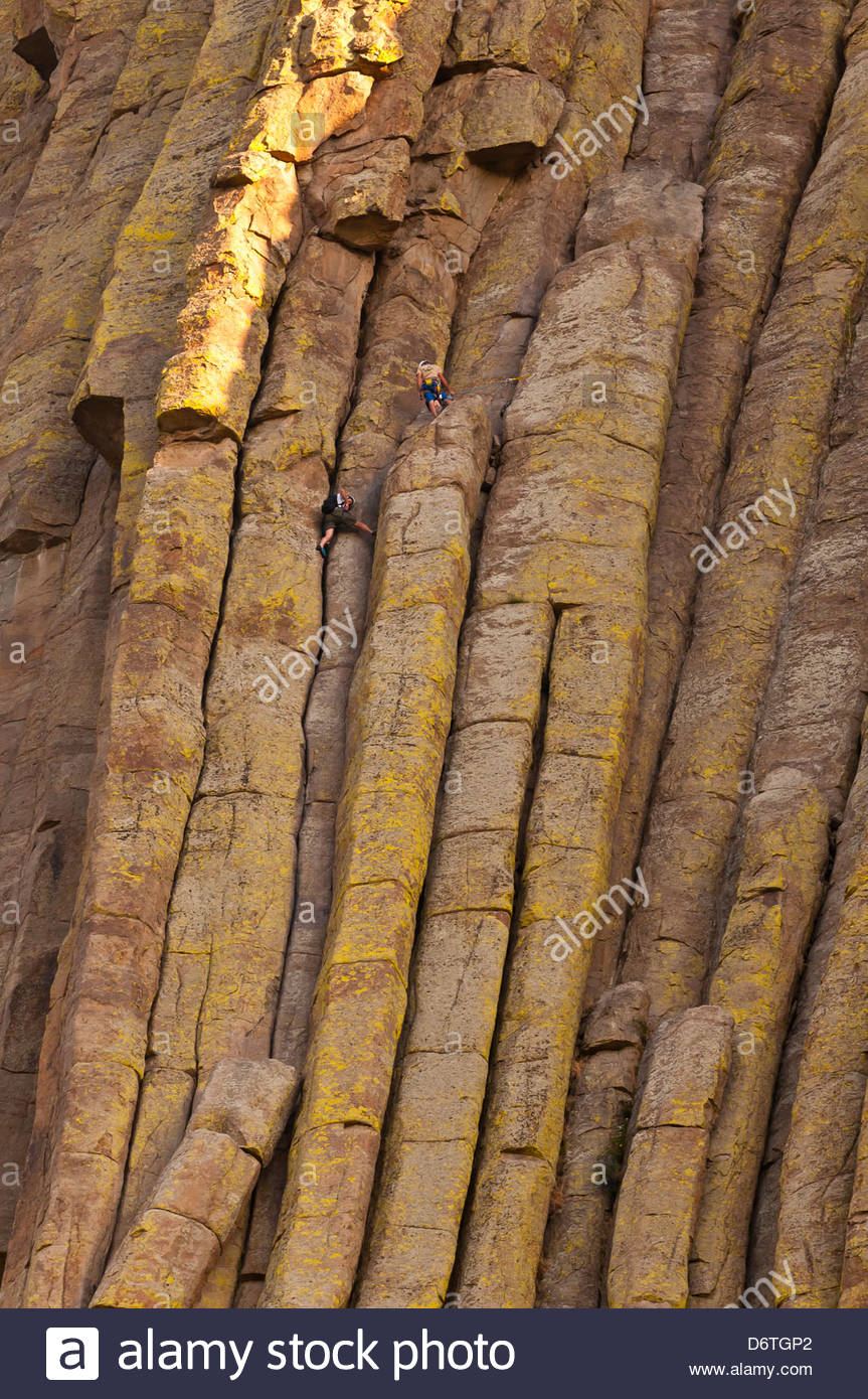 Climbing Devils Tower Stock Photos & Climbing Devils Tower Stock Images ...