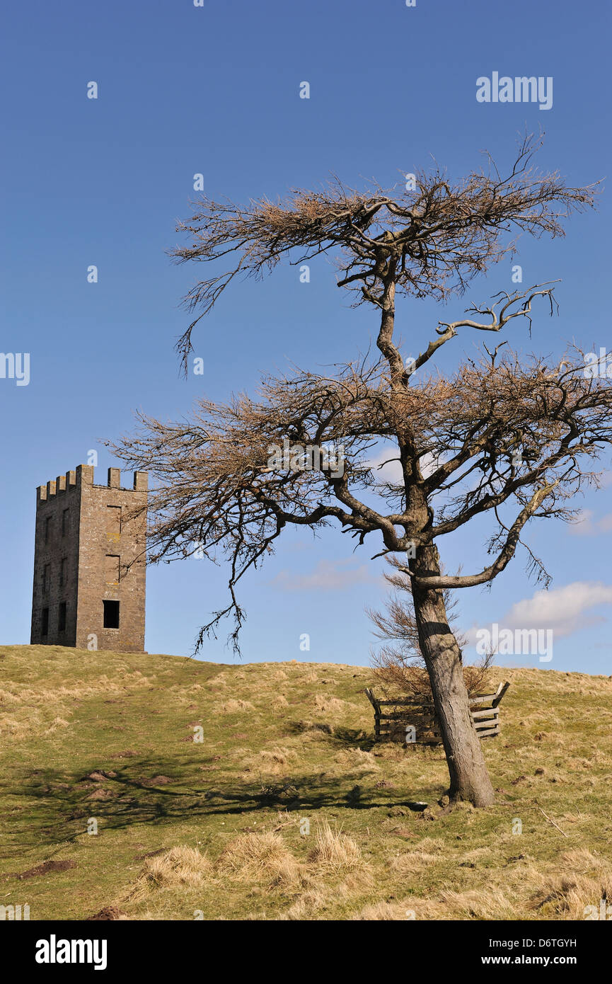 Kinpurney Tower, Newtyle, Angus, Scotland, UK Stock Photo - Alamy