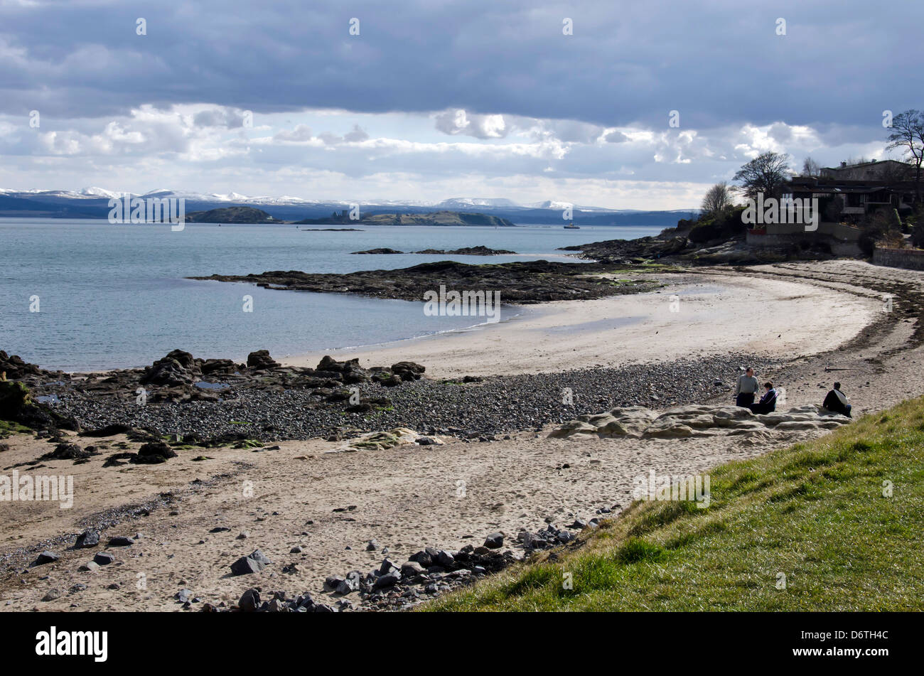 The island of Inchcolm in the Firth of Forth, photographed from ...