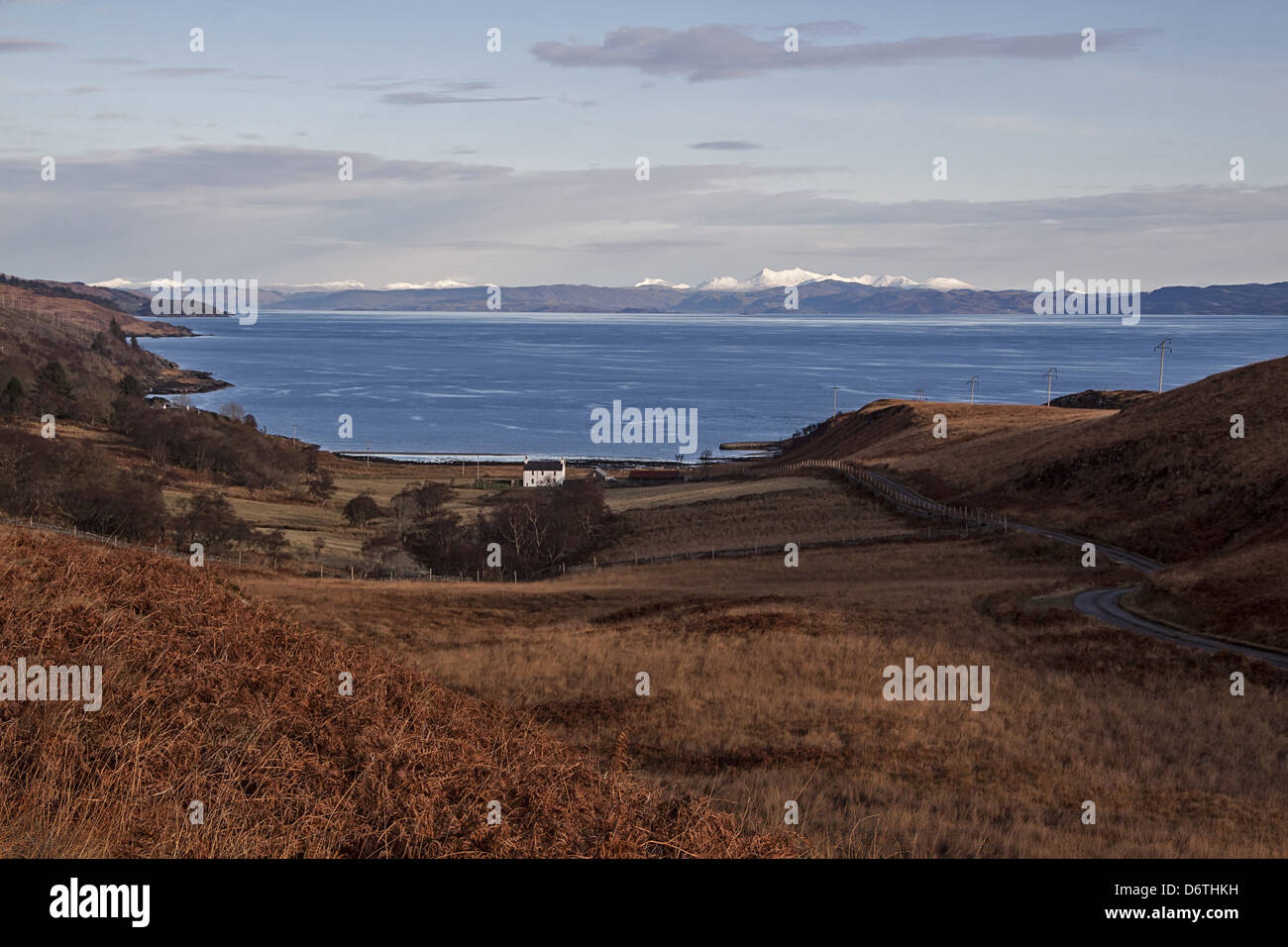 Looking North East from Lagg, on the Isle of (Jura towards Inverawe in ...
