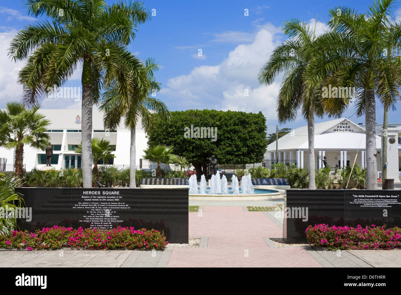 Heroes Square in George Town, Grand Cayman, Cayman Islands, Greater ...