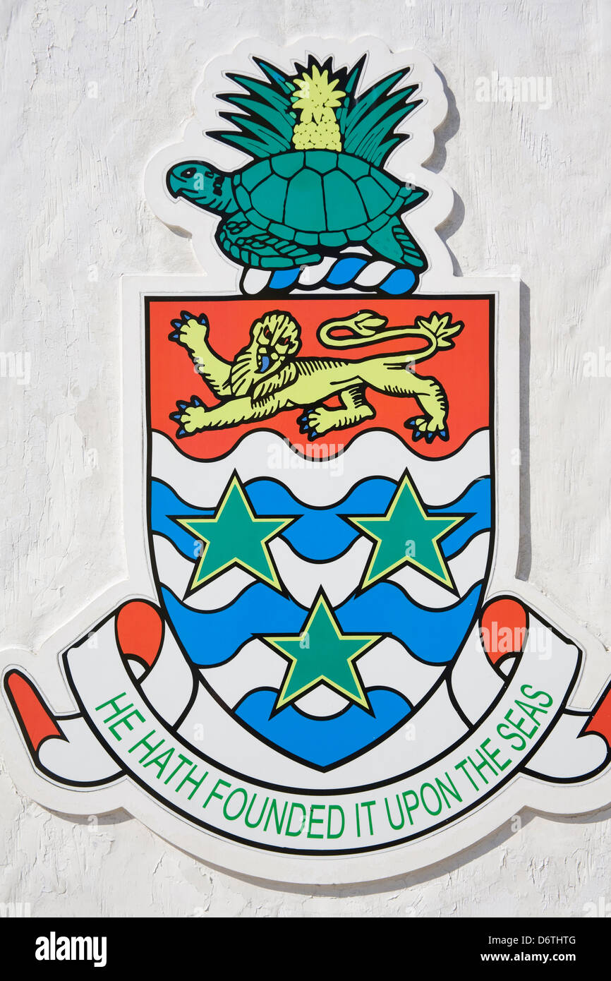 Cayman Islands national crest, George Town, Grand Cayman, Cayman ...