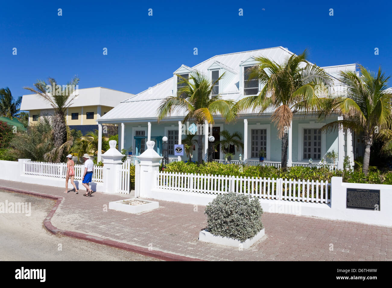 Caribbean, Turks and Caicos Islands, Grand Turk Island, Cockburn Town ...