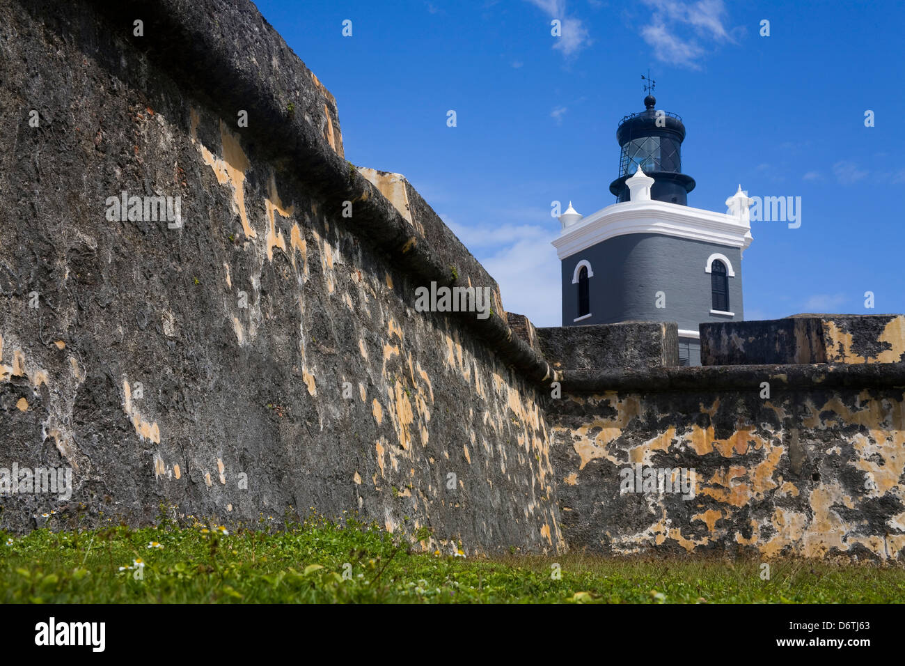 El Morro Lighthouse on Castillo San Felipe del Morro, Old San Juan, San ...