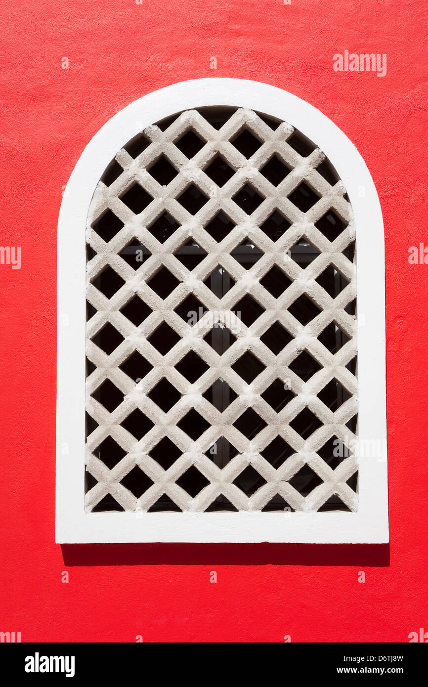 Mexico, Quintana Roo, Costa Maya, Port, Architectural detail Stock ...