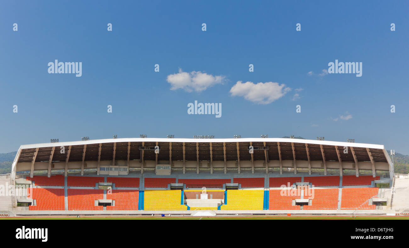 Football Grandstand in 700th Anniversary Sport Stadium at Chiang Mai ...