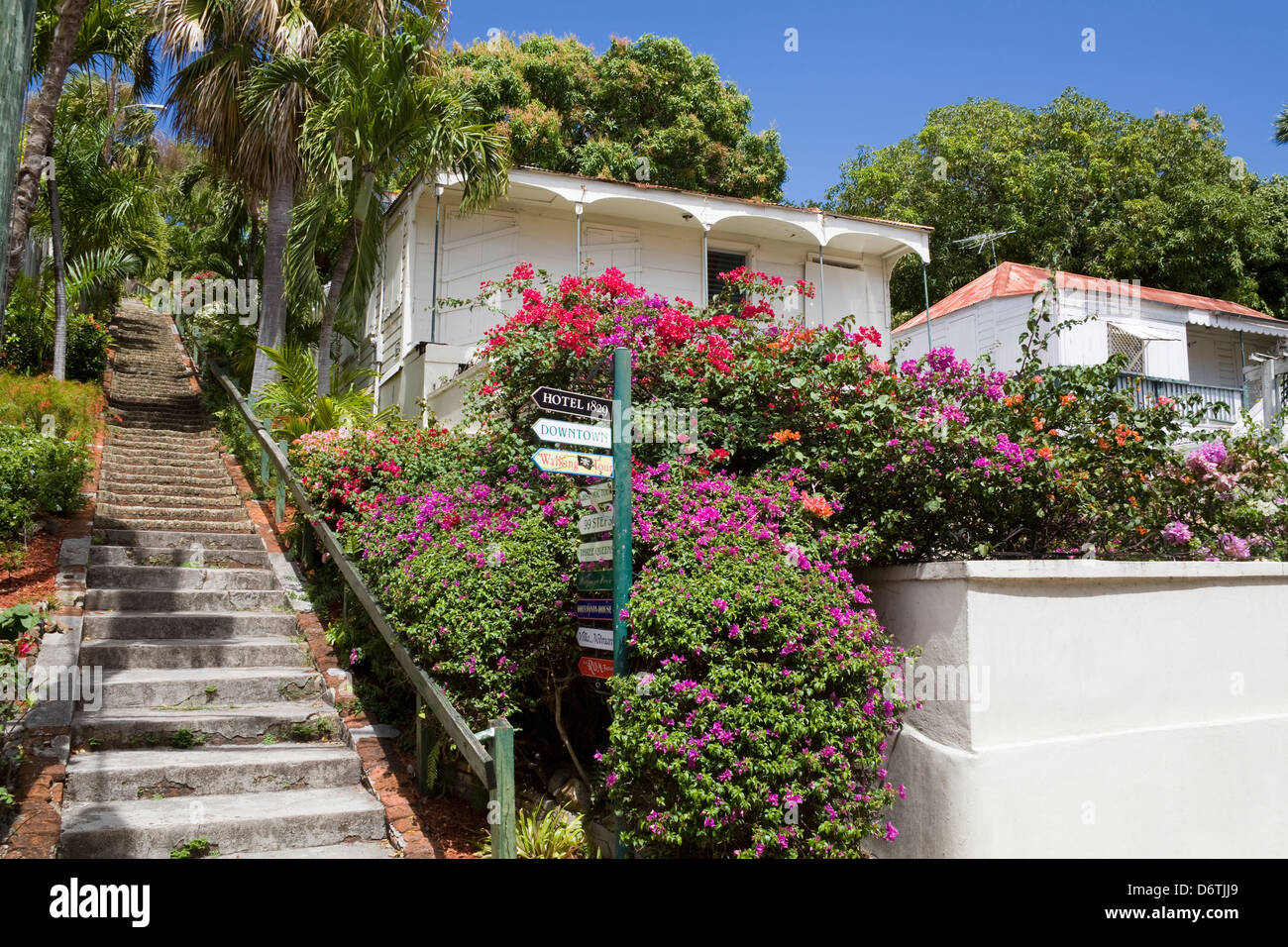 St thomas virgin islands 99 steps hi-res stock photography and images ...