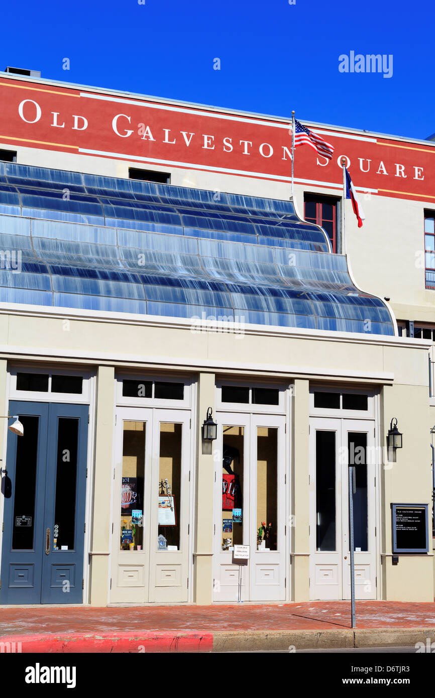 USA, Texas, Galveston, Old Galveston Square, Historic Strand District ...