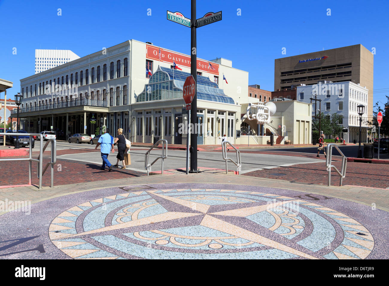 USA, Texas, Galveston, Old Galveston Square, Historic Strand District ...