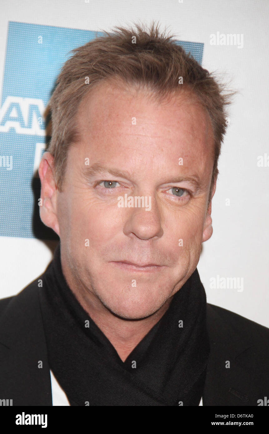 New York, U.S. April 22, 2013. Actor KIEFER SUTHERLAND attends the ...