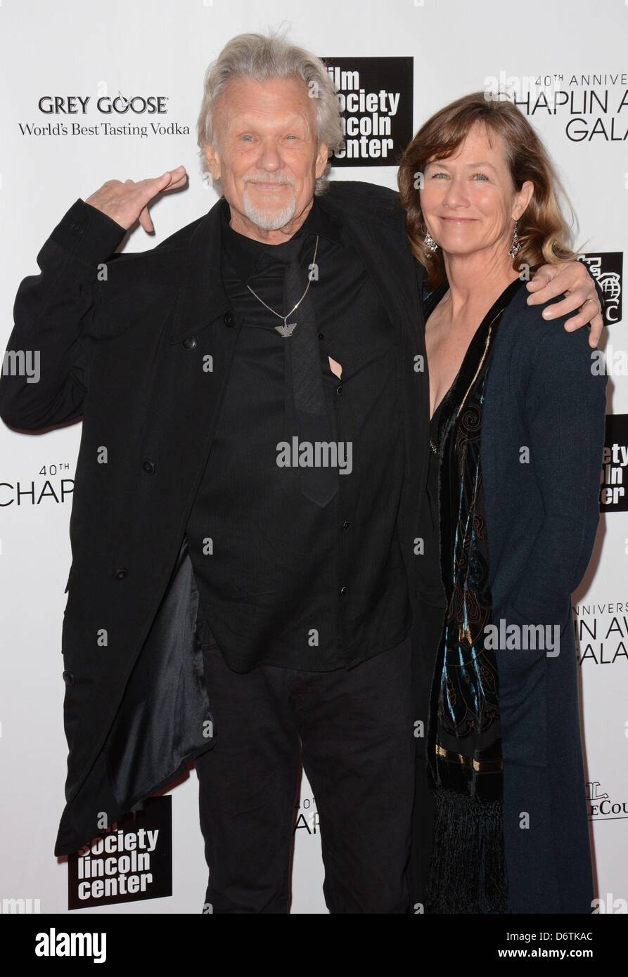 New York, USA. April 22, 2013Kris Kristofferson, Lisa Kristofferson at ...